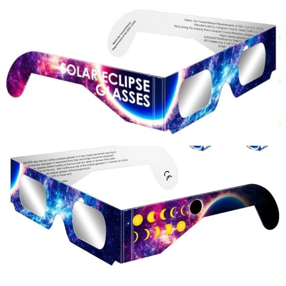 Unbranded | Accessories | Solar Eclipse Glasses 4 Pack Paper Solar ...